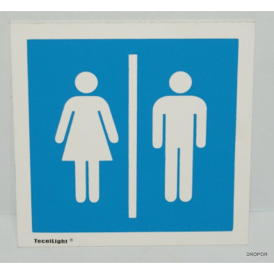 SINAL WC – HOMEM/SENHORA PVC – Drogaria Portugal l Maia